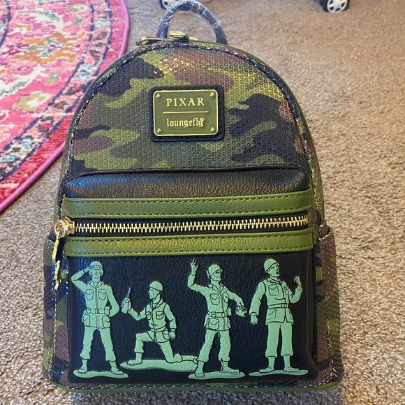 Loungefly | Bags | Nwt Loungefly Disney Pixar Toy Story Army Men Sequin ...